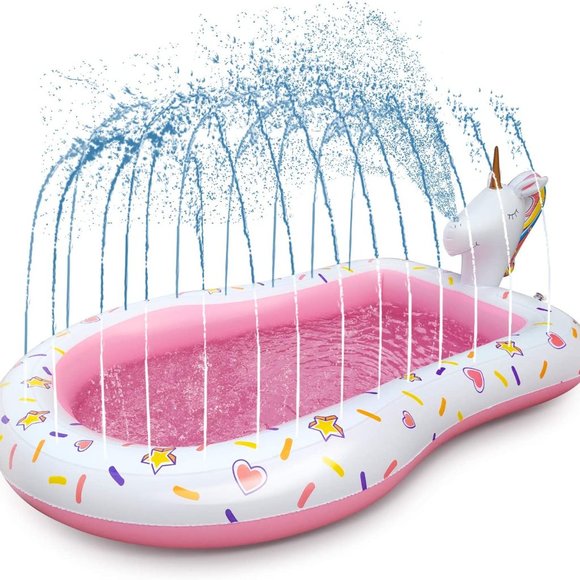 Toys | 3 In 1 Outdoor Toy Sprinkler And Kiddie Pool Kids Toddlers ...